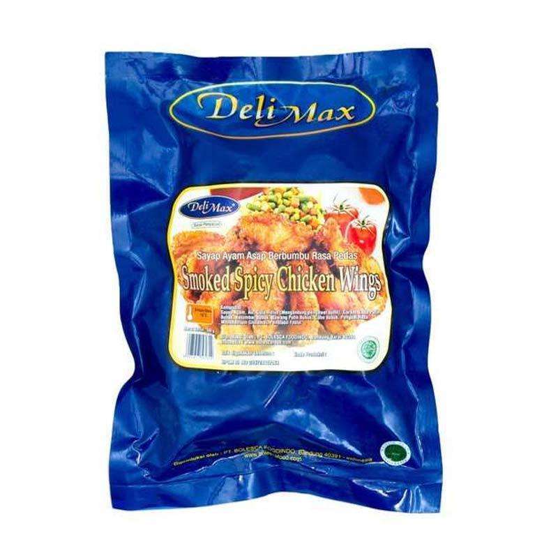 Jual DELI MAX Smoked Spicy Chicken Wings Makanan Beku [500 g] di Seller ...
