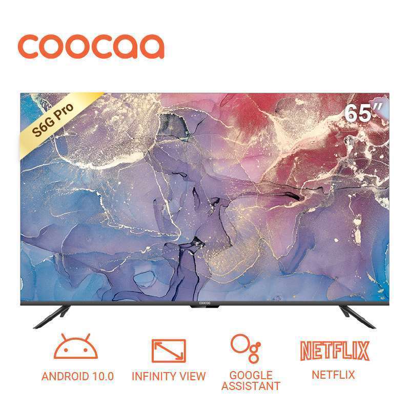 Promo Led TV UHD 65 inch 4K Smart Android 10 COOCAA 65S6G PRO - Khusus ...
