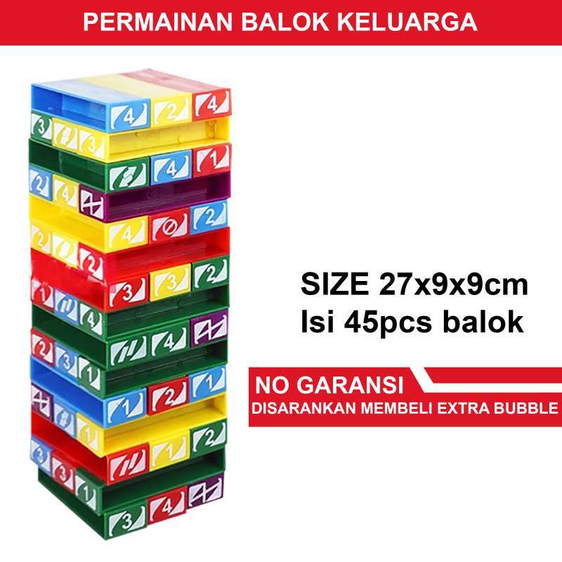 Jual Uno Stacko / Uno Stacko Balok Susun Edukasi di Seller bungkus ...
