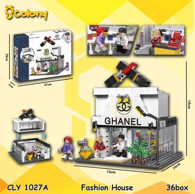 Promo Promo Cly1027 Channel Store Bag Block Balok Bricks Tumpuk ...