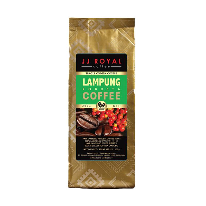 Promo JJ Royal Lampung Robusta Beans Bag Kopi [200 gr] Diskon 13% di ...