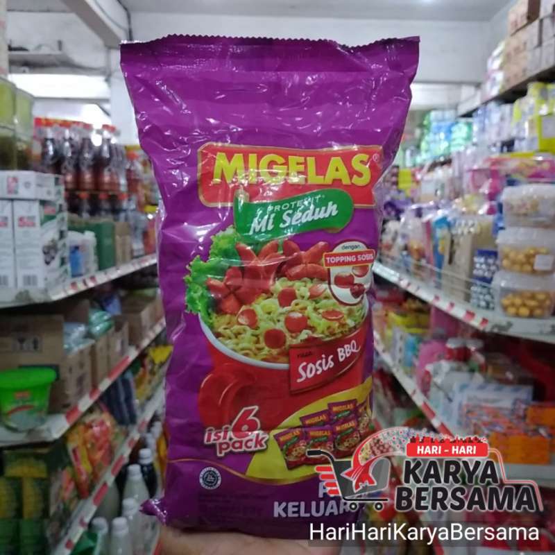 Jual Migelas Mie Mi Gelas Paket Keluarga Rasa Sosis Bbq Isi 6's X 28gr ... Jual Migelas Mie Mi Gelas Paket Keluarga Rasa Sosis Bbq Isi 6's X 28gr ...