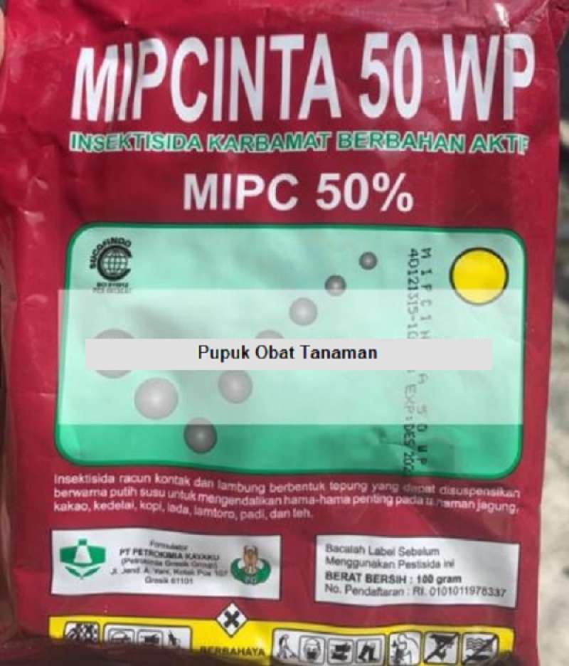 Jual Insektisida Karbamat Mip Cinta 50wp 100gr Petrokimia Kayaku Di ...