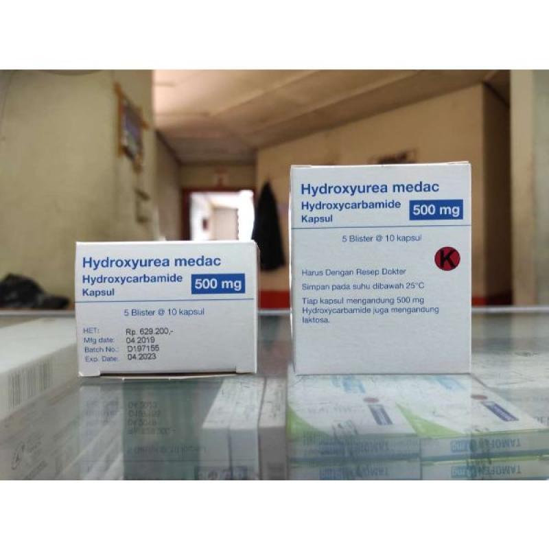 Jual Obat Kemoterapi Hydroxyurea Medac 500 mg Hydroxycarbamide 50 ...