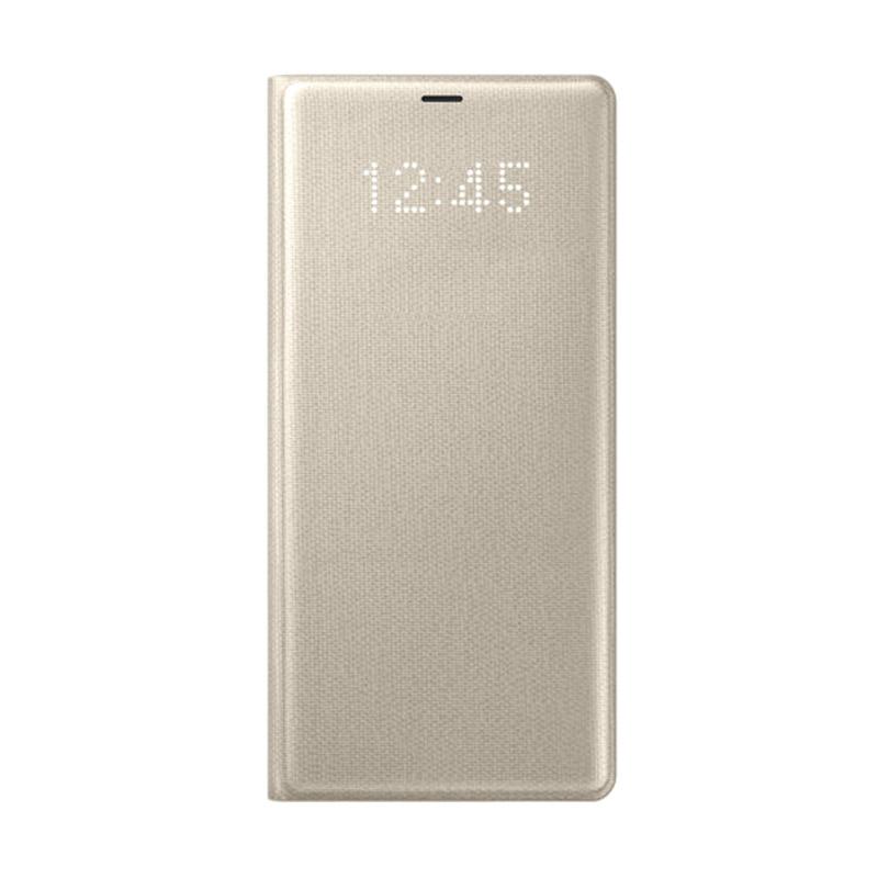 Jual Samsung Original LED View Cover Casing for Galaxy Note 8 - Gold di ...