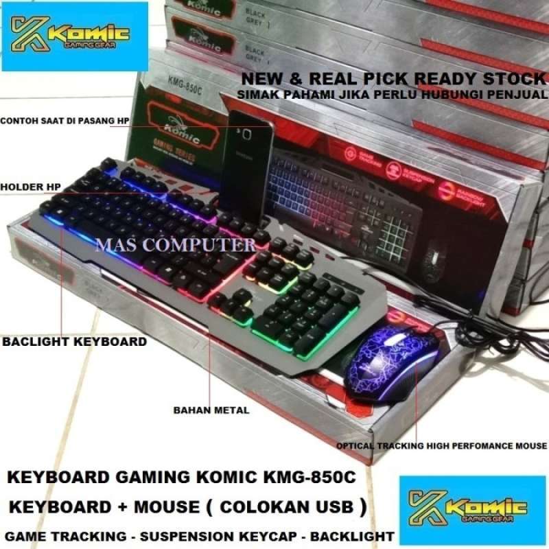 Jual Keyboard Komic Kmg-850C Keyboard Gaming Komic Kmg 850C Led Light ...