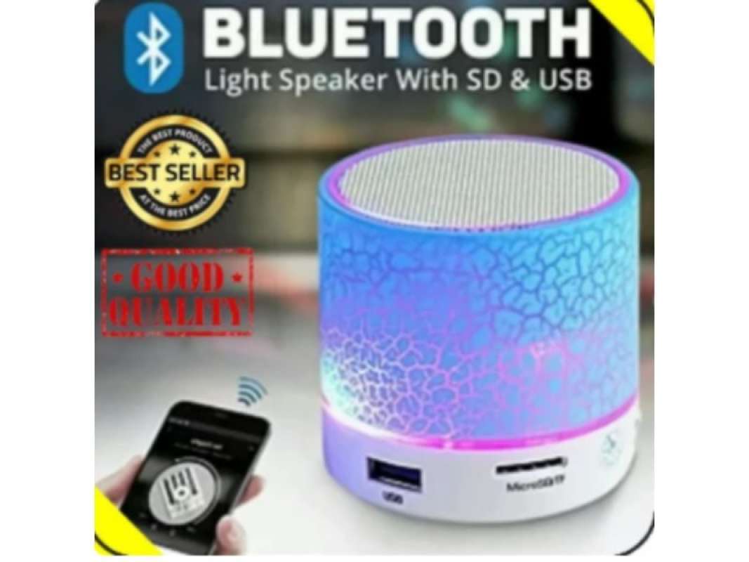 Jual Speaker Mini Bluetooth Portabel Retak Lampu Led Music Box New ...