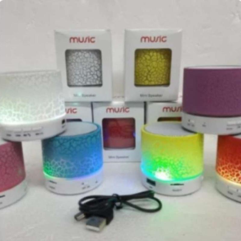 Jual Speaker Mini Bluetooth Portabel Retak Lampu Led Music Box New ...