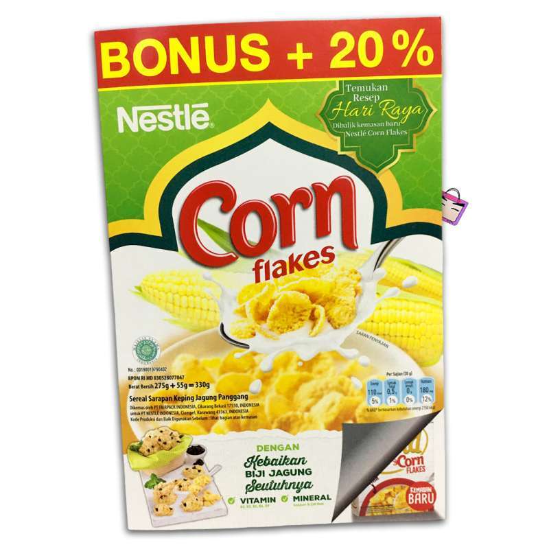 42 corn flakes label