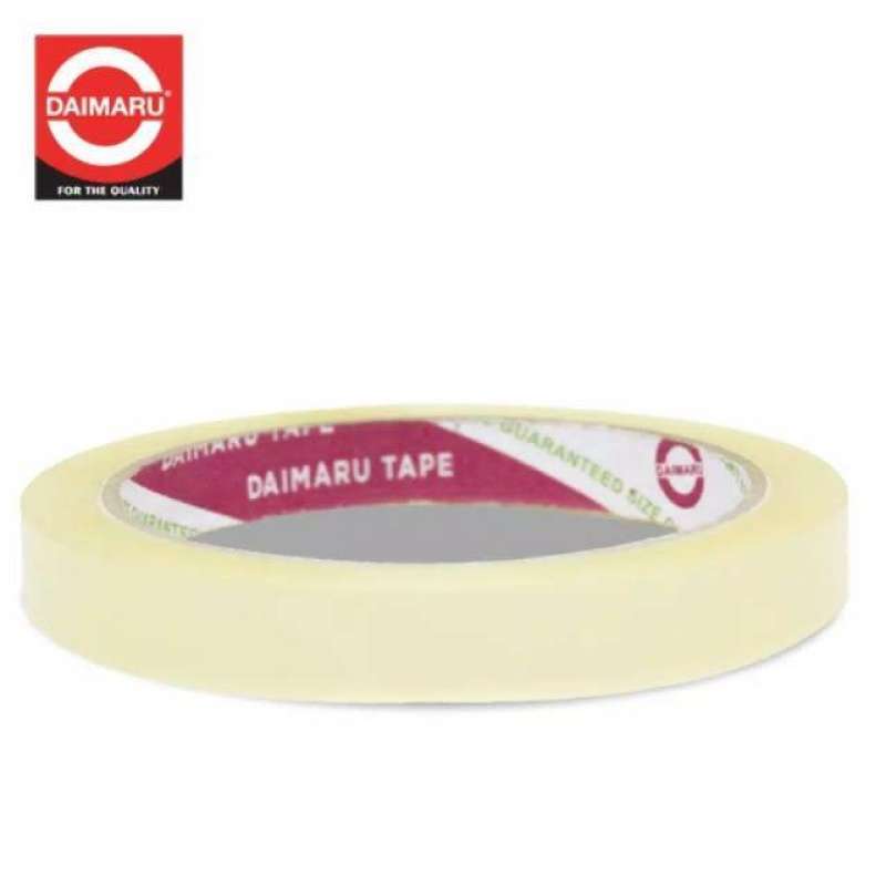 Jual Isolasi Lakban Adhesive Tape 1/2 Inch 12 mm x 72 Yards DAIMARU di ...