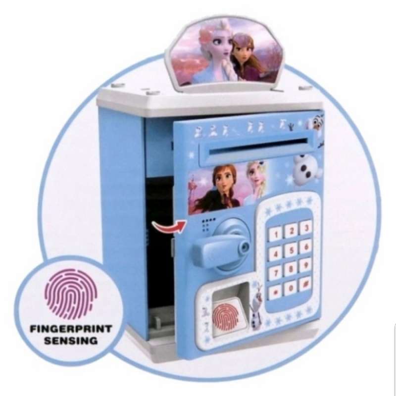 Jual Mainan Saving Box Frozenn Tabungan Brankas Password & Finger Print ...