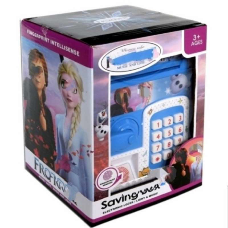Jual Mainan Saving Box Frozenn Tabungan Brankas Password & Finger Print ...