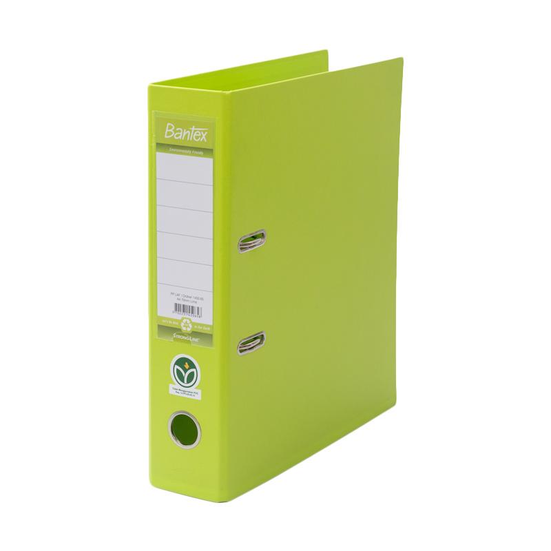 Jual Bantex #1450 65 Lever Arch A4 Plastic Ordner Files - Lime [7 Cm ...