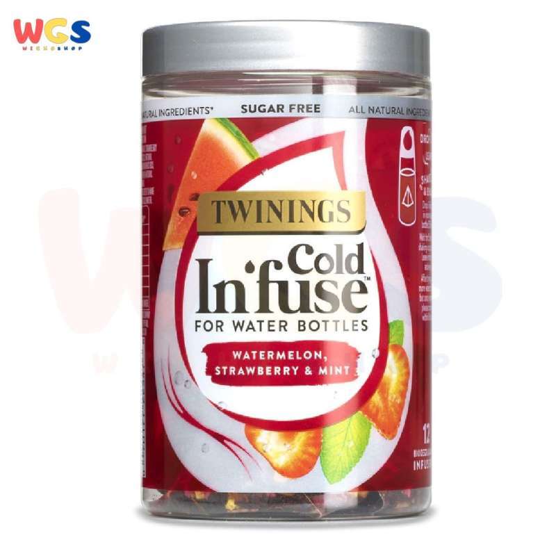 Jual Twinings Cold Infuse Watermelon, Strawberry & Mint 12 infuser 30g ...