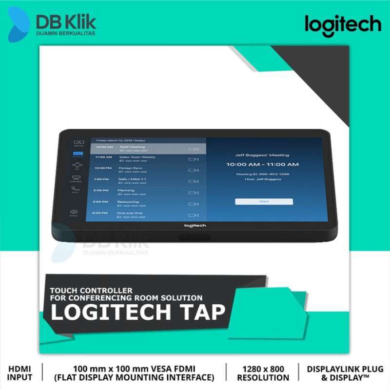 Jual Logitech TAP Touch Controller For Video Conferencing - Logitech ...