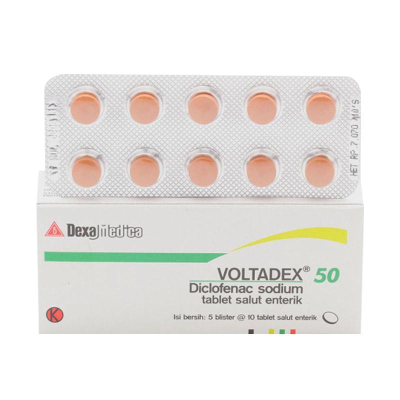 Jual Dexa Medica Voltadex 50 Obat Anti Nyeri [1 Box 5 Strip @10 Tablet] di Seller Arena medika ...