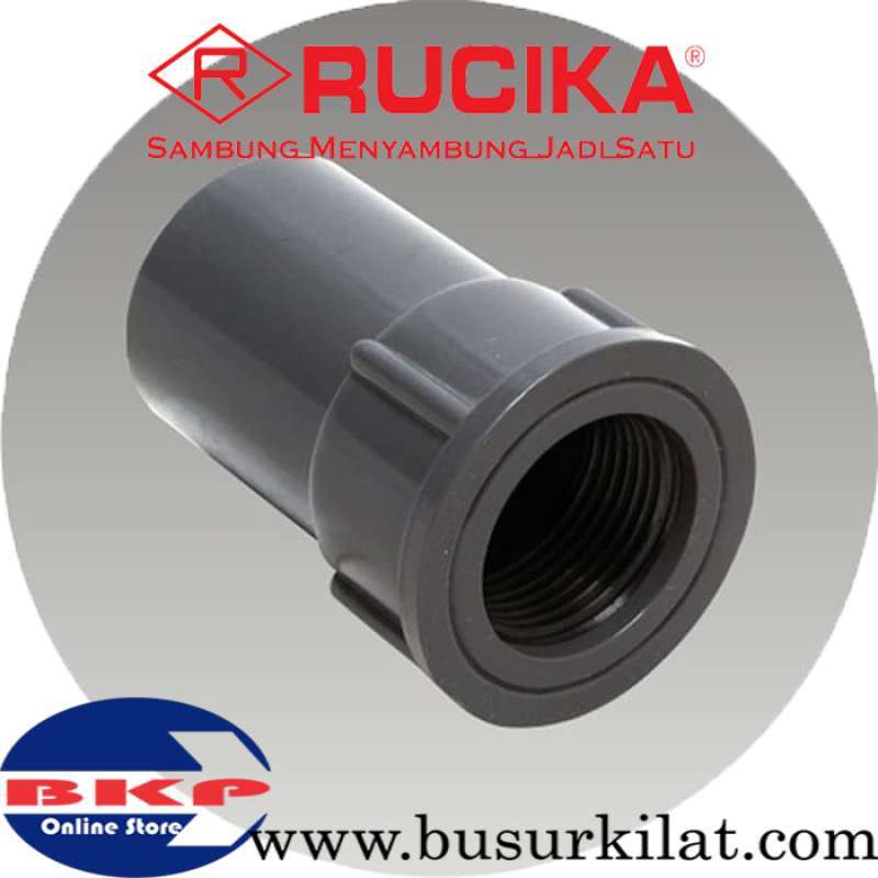 Promo SDD 1 inch SOCK DRAT DALAM PVC RUCIKA (AW) / SAMBUNGAN PIPA ...