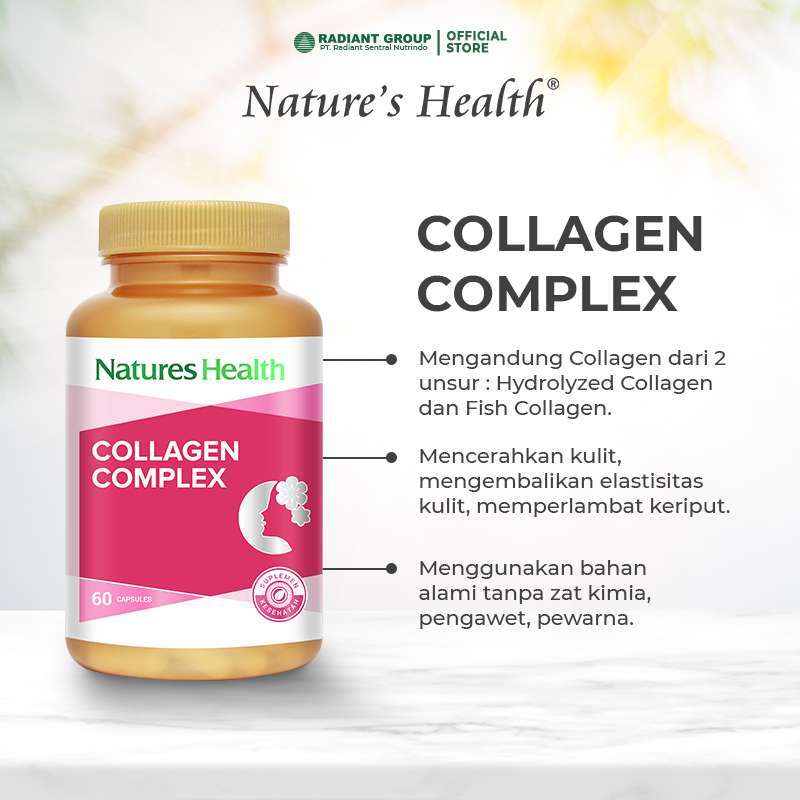 Jual Natures Health Collagen Complex - 60 Capsules Di Seller Radiant ...