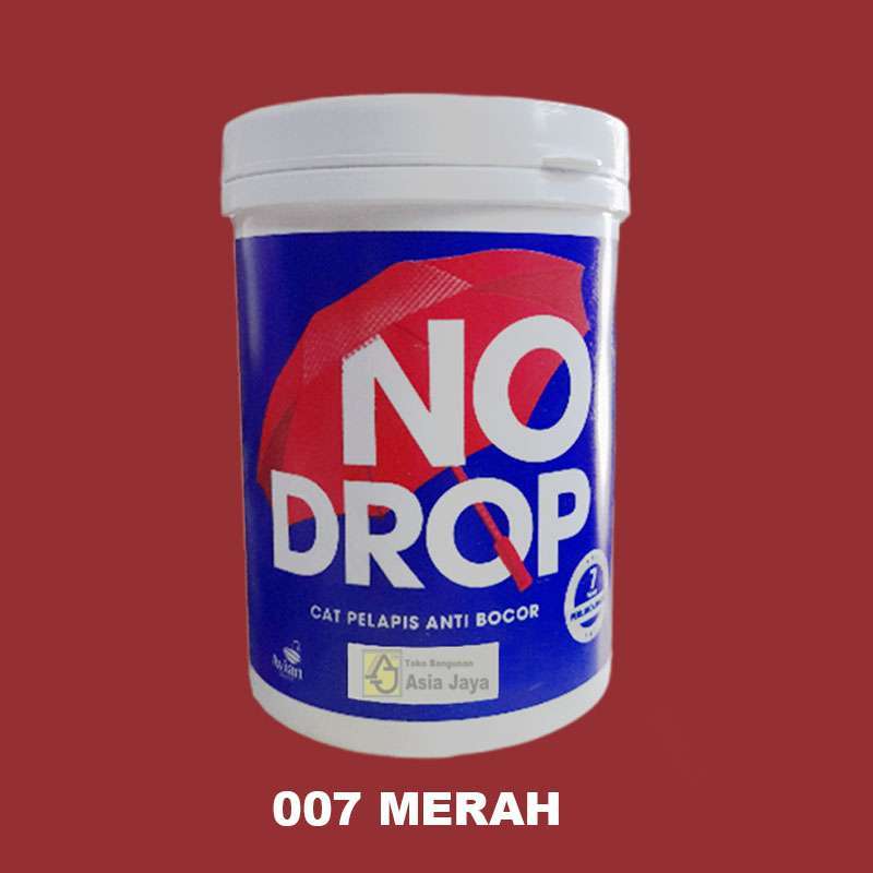 Promo NO DROP 007 Cat Pelapis Anti Bocor - Merah [1 kg] Diskon 5% di ...