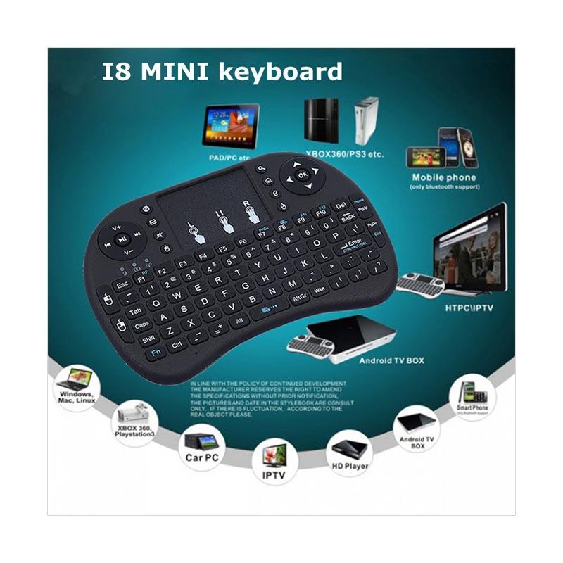 Jual I8 Mini Wireless Keyboard Touchpad With 3 Differect Led Backlight ...