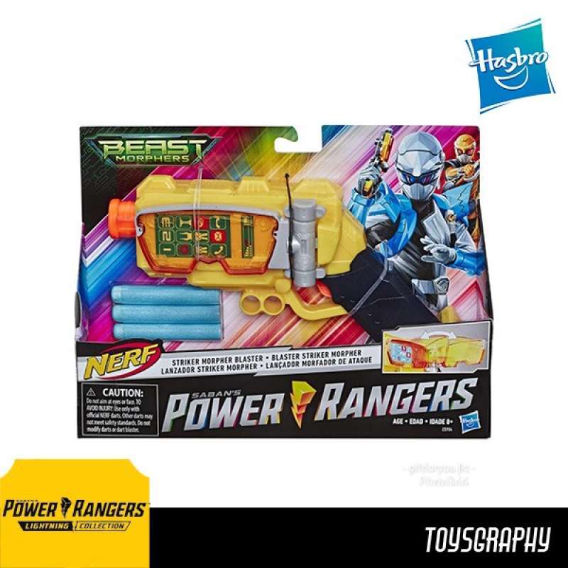 Jual Hasbro Nerf Power Rangers Beast Morphers Striker Morpher Blaster ...