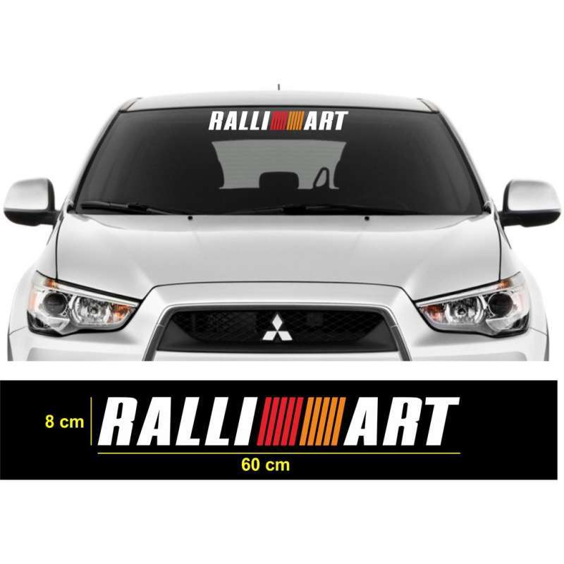 Jual Stiker Mobil Cutting Sticker Kaca Mobil RALLIART stiker mobil ... Jual Stiker Mobil Cutting Sticker Kaca Mobil RALLIART stiker mobil ...