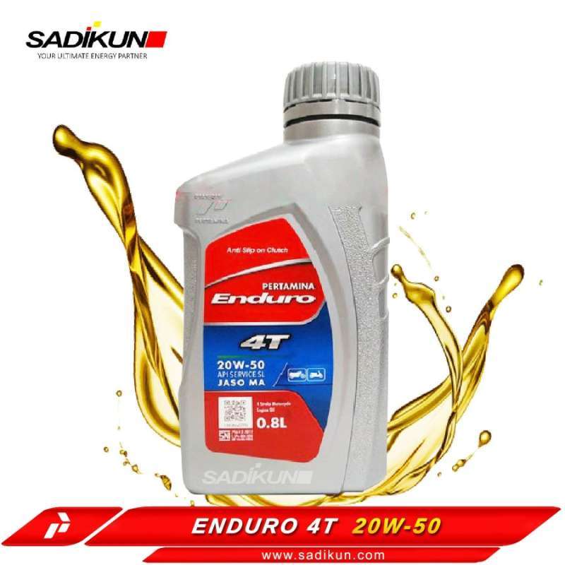 Promo Pertamina Enduro 4t 20w-50 Oli Motor [0.8 Liter] Diskon 20% Di ...