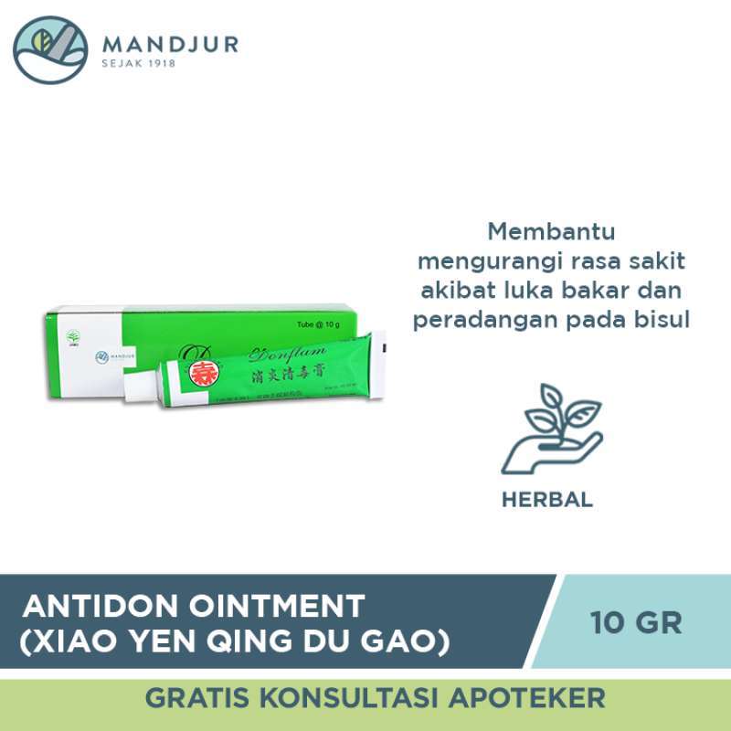 Jual Mandjur Antidon Ointment Xiao Yen Qing Du Gao Salep Kulit di ...