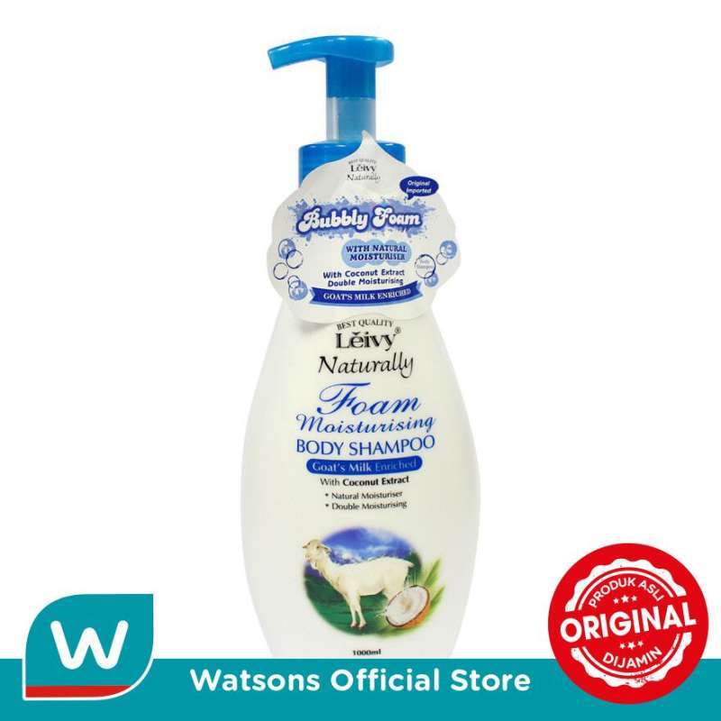 Jual Leivy Goat's Milk With Coconut Extract Foam Body Shampoo [1000 Ml ...
