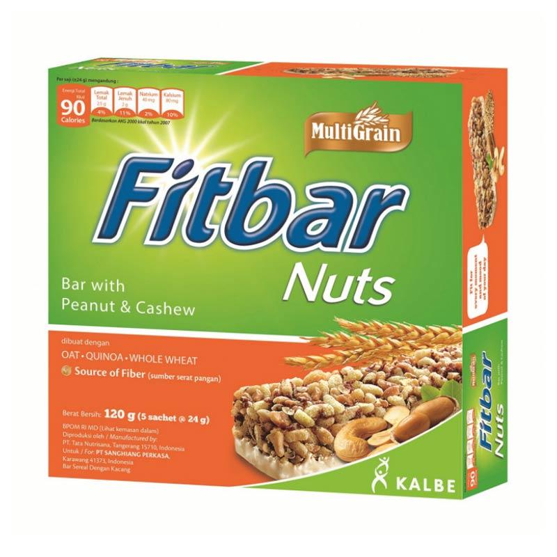 Jual Kalbe Fitbar Nuts Snack Bar 24g / 5sachet Di Seller Balanja-mart ...