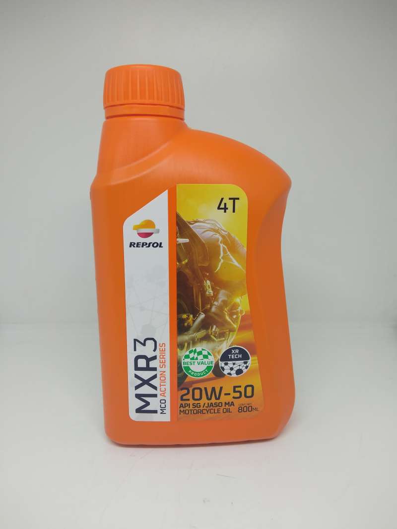 Promo REPSOL Moto Super SAE 20W-50 Oli Motor [800 mL/ Original] Diskon ...