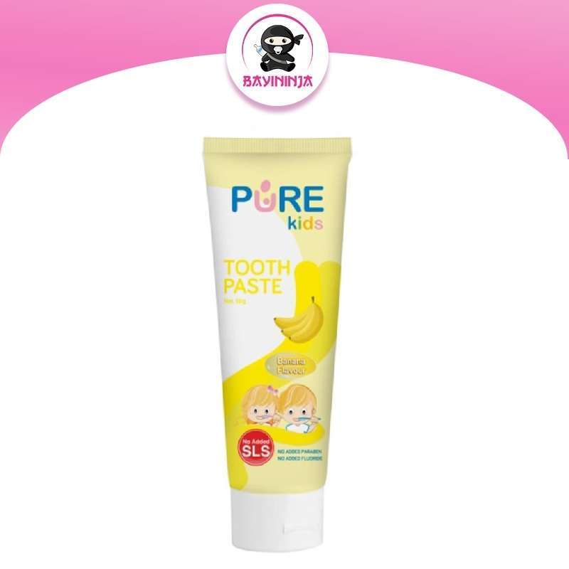 Jual Pure KIDS Toothpaste Banana Flavour [50 g] di Seller BAYININJA ...