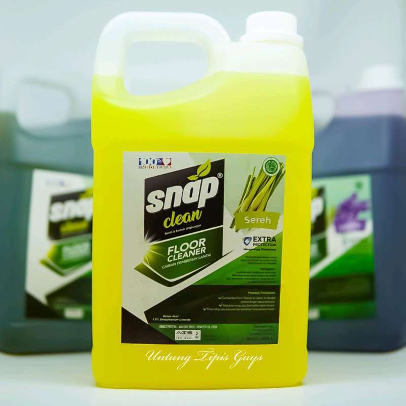 Jual Snap Clean Cairan Pembersih Lantai - Floor Cleaner - 4 Liter Di ...