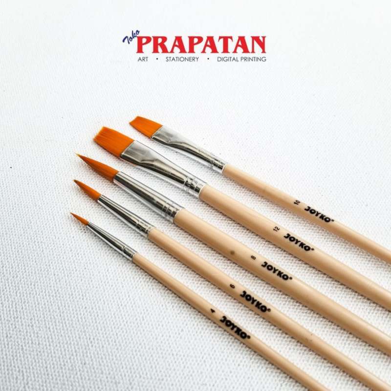 Jual Kuas Joyko BR-8 / Joyko Round Brush / Kuas Lukis Joyko Set 5 di ...