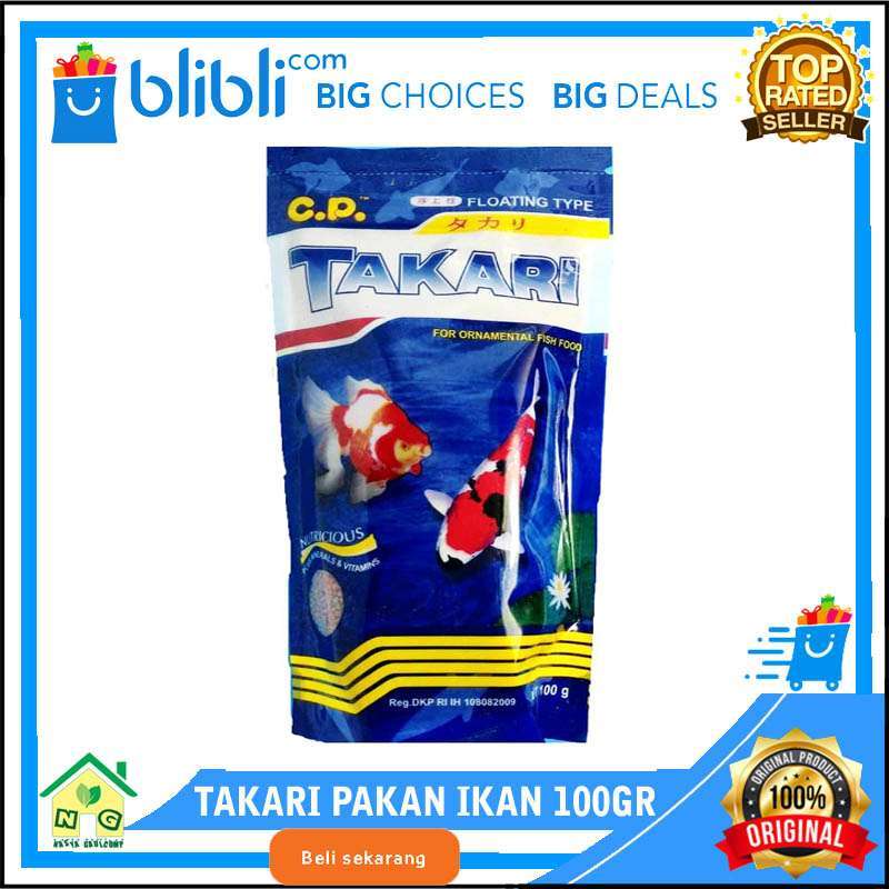 Promo Takari Fish Food Makanan Ikan Vitamin dan Nutrisi Ikan Pakan Ikan ...