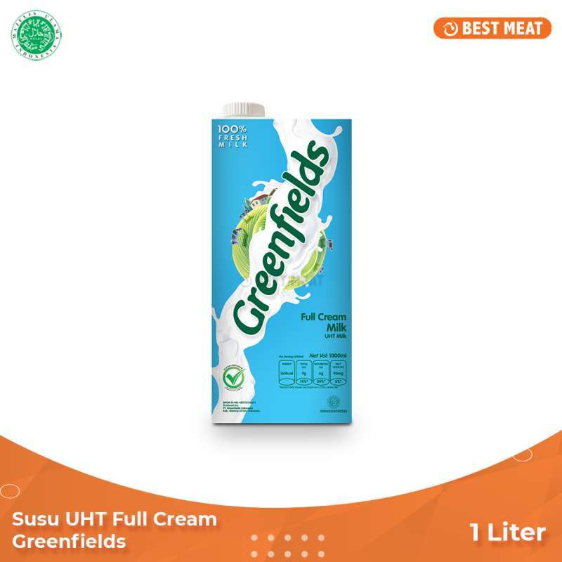 Promo Susu Greenfields UHT Full Cream 1000 ml Diskon 4% di Seller Best ...
