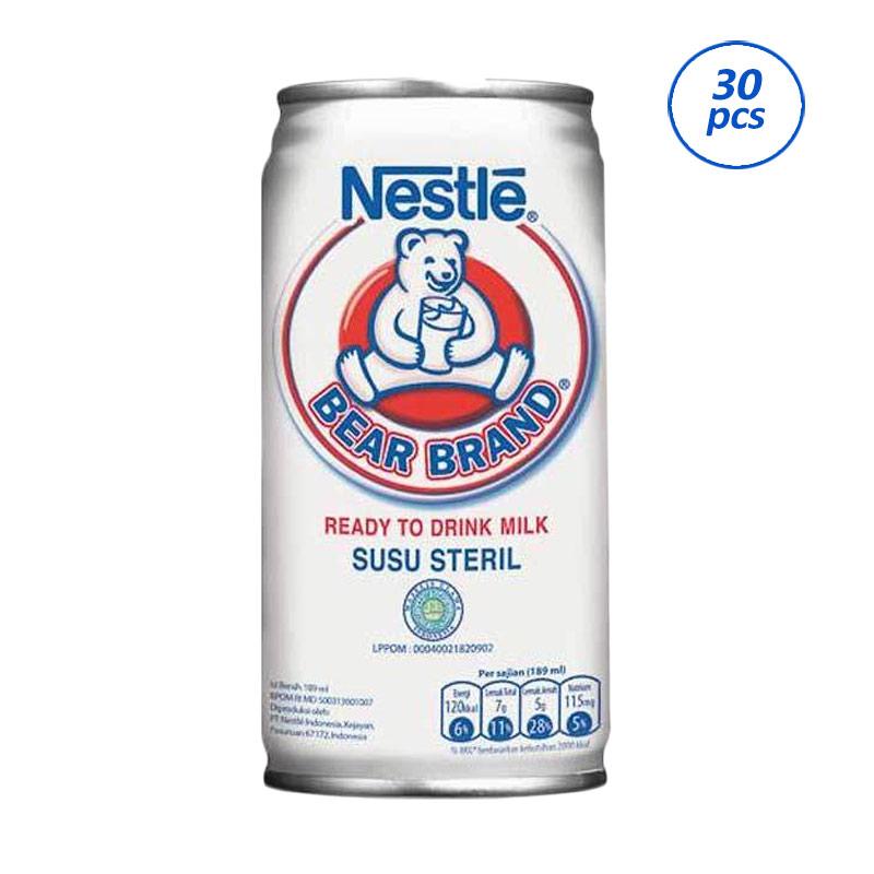 Promo Nestle Bear Brand Minuman Susu [30 Pcs] Diskon 25% di Seller ...