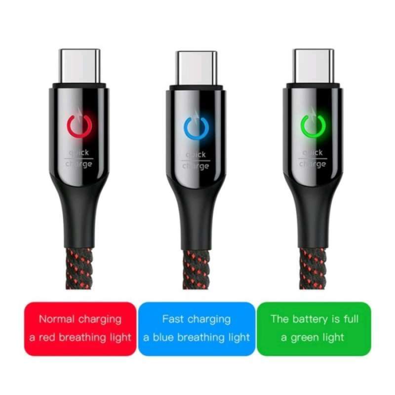 Jual Kabel data Fast Charging Baseus Auto Disconnect Android Type-C USB ...
