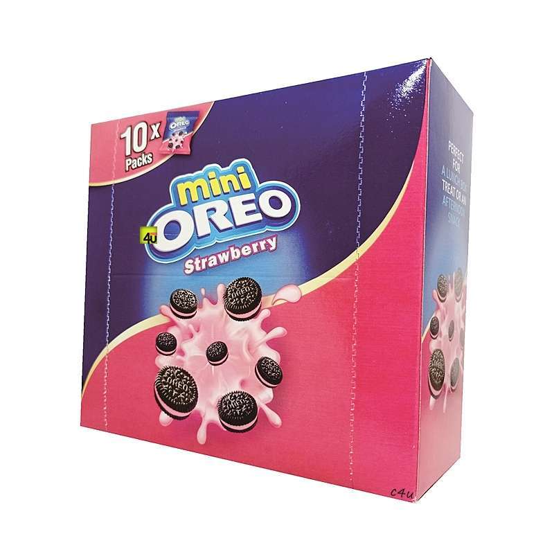 Jual Oreo Mini - Strawberry - 1 Kotak Isi 10 Mini Pack Di Seller ...