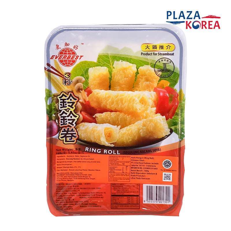 Jual Everbest Ring Roll Steamboat 168 Gram - Kulit Kembang Tahu Steam ...