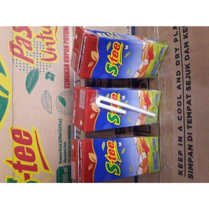 Jual S TEE kotak 200 ml Minuman teh SOSRO 1 karton isi 24 pcs di Seller ...