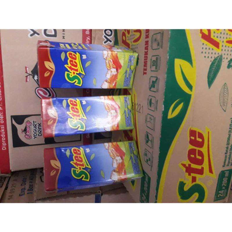 Jual S TEE kotak 200 ml Minuman teh SOSRO 1 karton isi 24 pcs di Seller ...