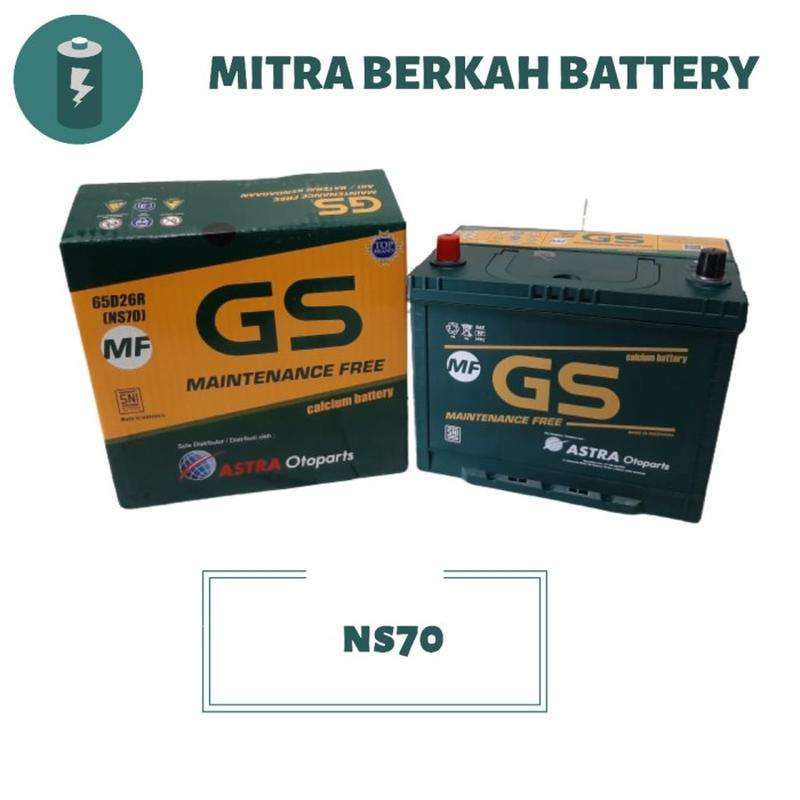 Jual Gs Astra Aki Mobil Kijang Kapsul Ns70 Maintenance Free Di Seller ...