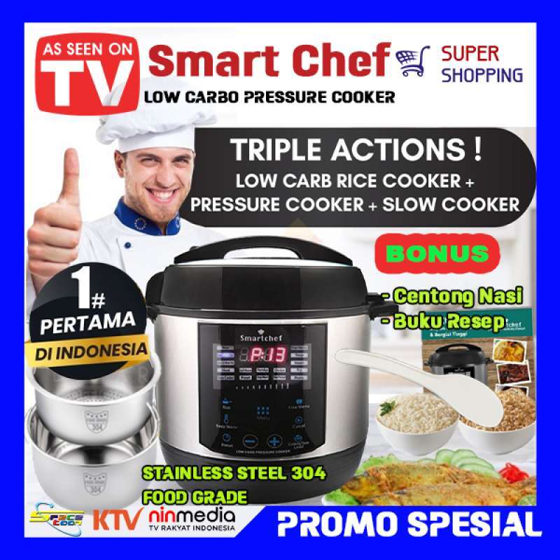 Jual Smart chef rice cooker alat masak Multi fungsi low carbo untuk ...