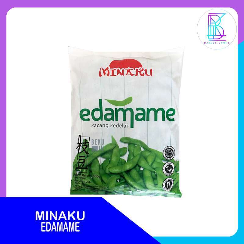 Jual MINAKU EDAMAME 500GR/KACANG KEDELAI JEPANG/EDAMAME MINAKU di ...