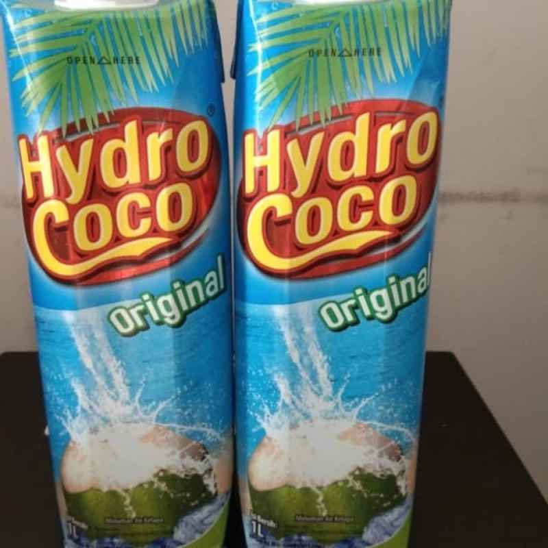 Jual Hydro Coco Original 1 Liter Air Kelapa Hydrococo 1 Dus Isi 12 Pcs ...