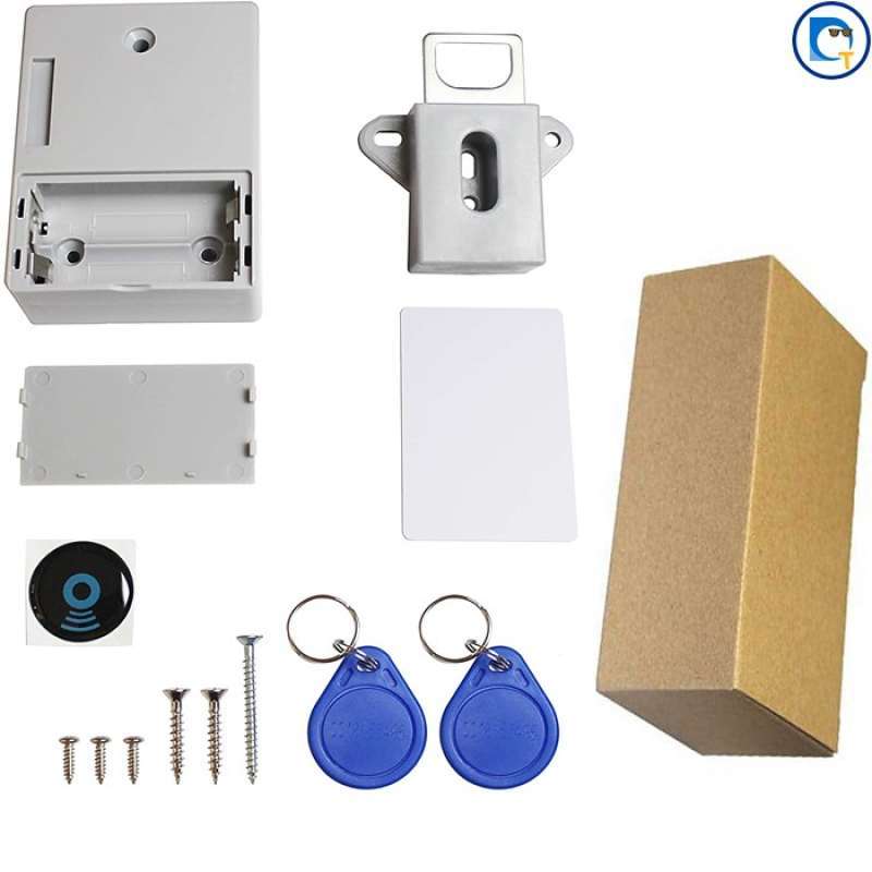 Promo Set Kunci Lemari Laci Kabinet Sensor RFID Digital Lock Hidden ...