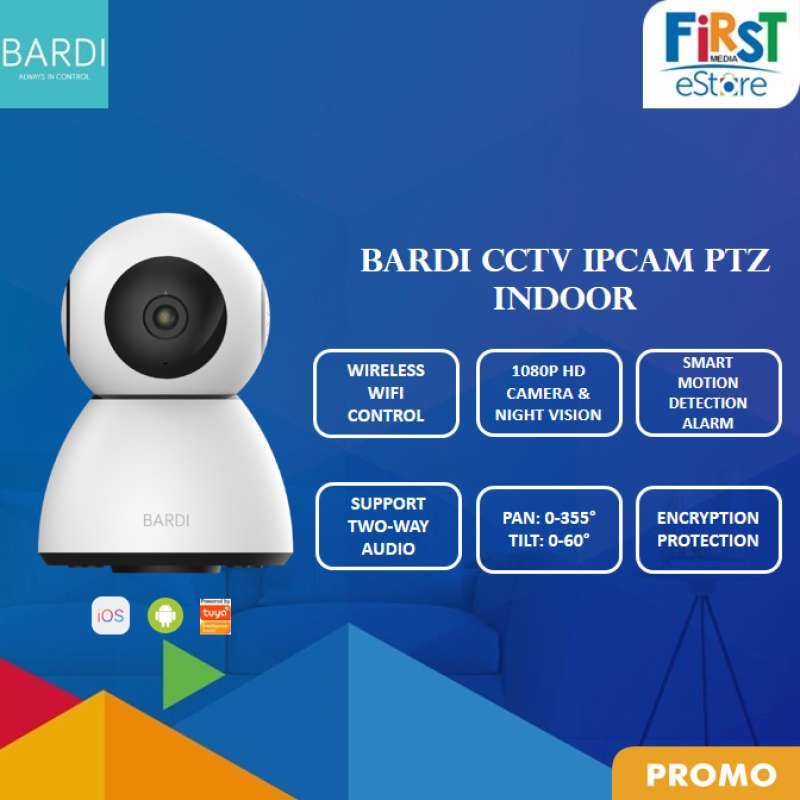 Jual Bardi CCTV IPCam PTZ Indoor di Seller First Media Hardware ...
