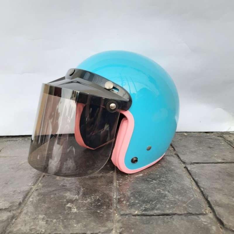 Promo helm retro bogo - Putih Diskon 80% di Seller Harald Store ...