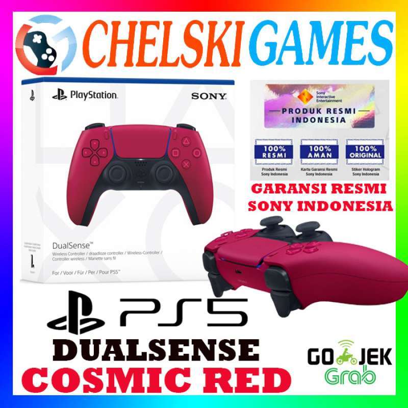 Jual SONY PS5 DualSense COSMIC RED RESMI INDO / Dual Sense / Controller ...